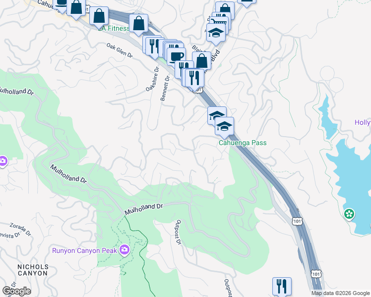 Woodrow Wilson Drive, Los Angeles CA - Walk Score