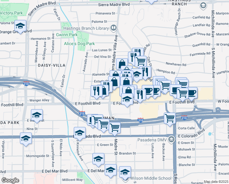 3341 East Foothill Boulevard, Pasadena CA - Walk Score