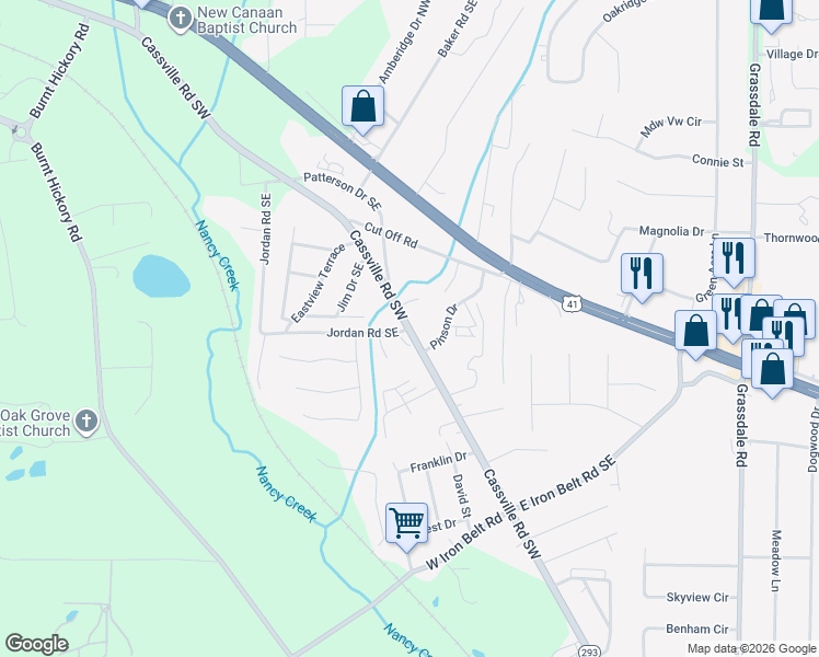 1390 Cassville Road, Cartersville GA - Walk Score