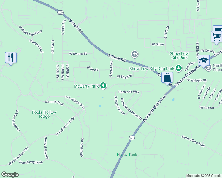 2399 West Whipple Street, Show Low AZ - Walk Score