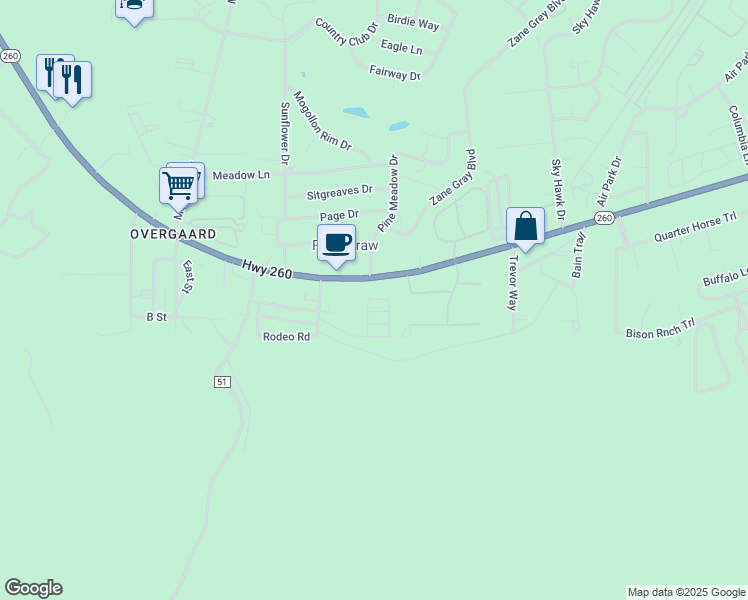 2261 Water'n Hole Road, Heber-Overgaard AZ - Walk Score