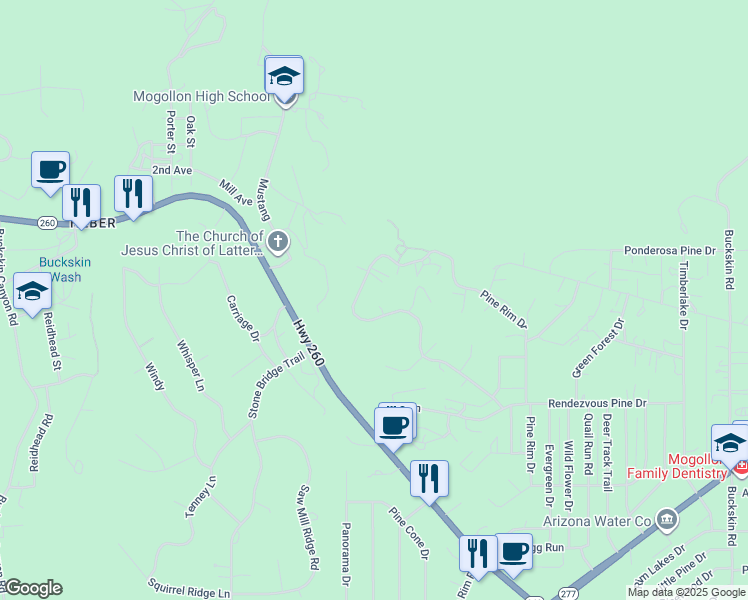 3647 Zane Grey Trail, Heber-Overgaard AZ - Walk Score