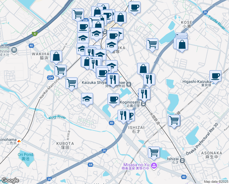 Kaizuka Osaka - Walk Score