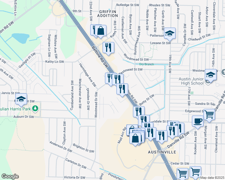 2041 Beltline Road Southwest, Decatur AL - Walk Score