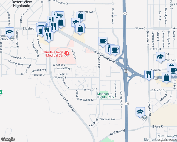 38441 5th Street West, Palmdale CA - Walk Score