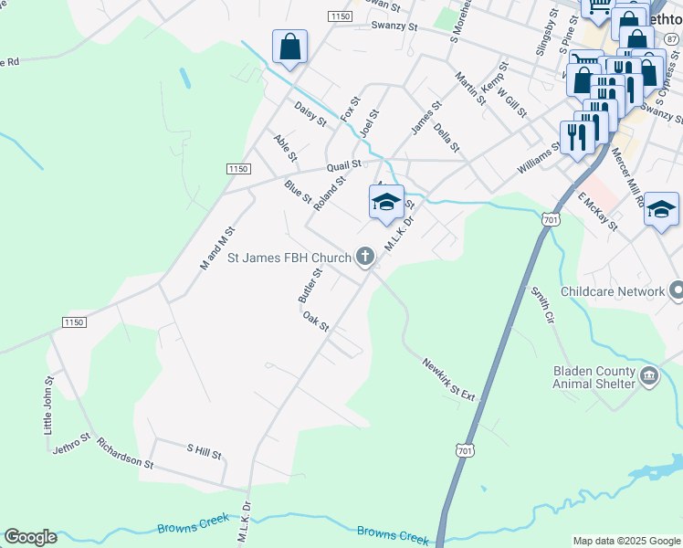 Ash Street, Elizabethtown NC - Walk Score