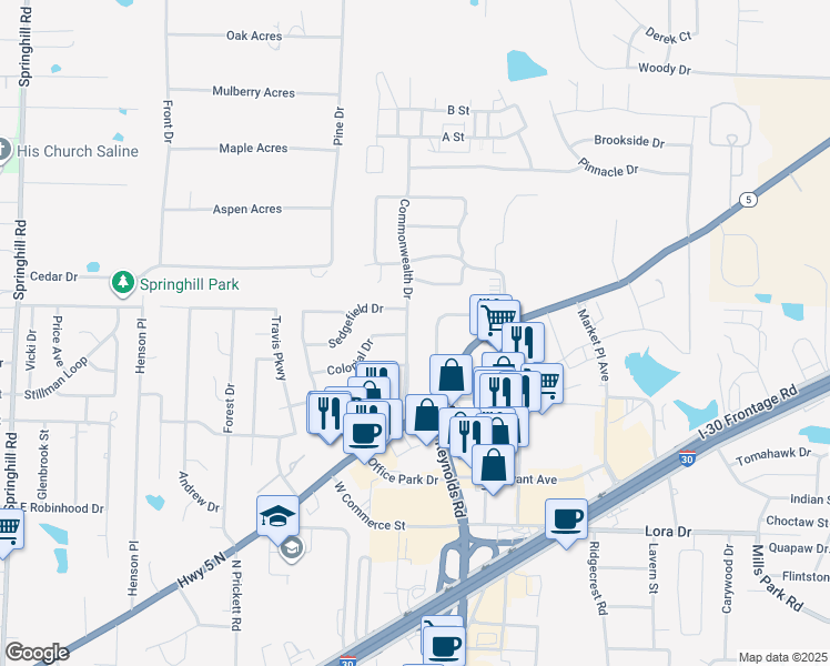 3520 Commonwealth Drive, Bryant AR - Walk Score