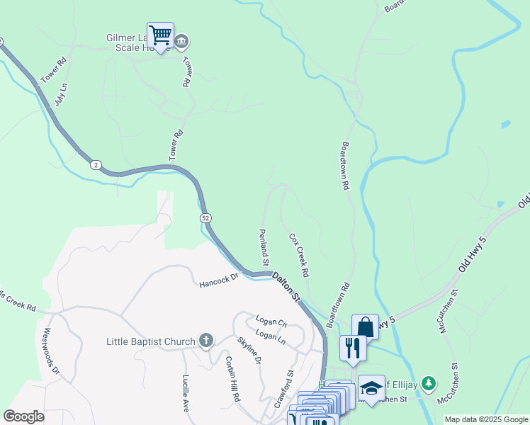 Penland Street, Ellijay GA - Walk Score