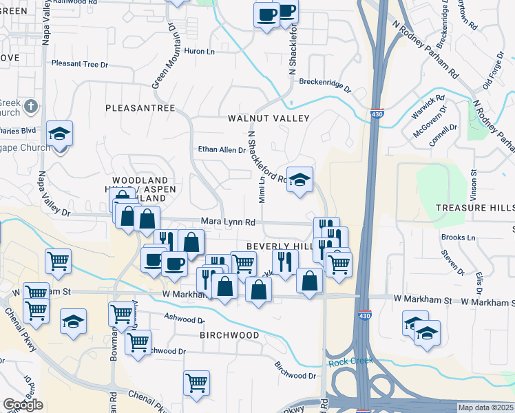 512 Mimi Lane, Little Rock AR - Walk Score