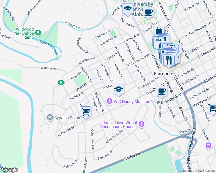 West Mobile Street, Florence AL - Walk Score