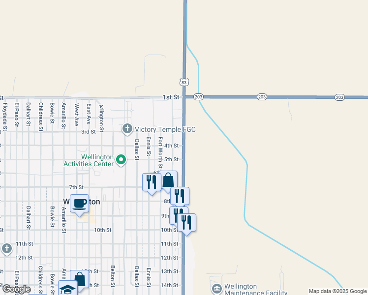 410 Houston Street, Wellington TX - Walk Score