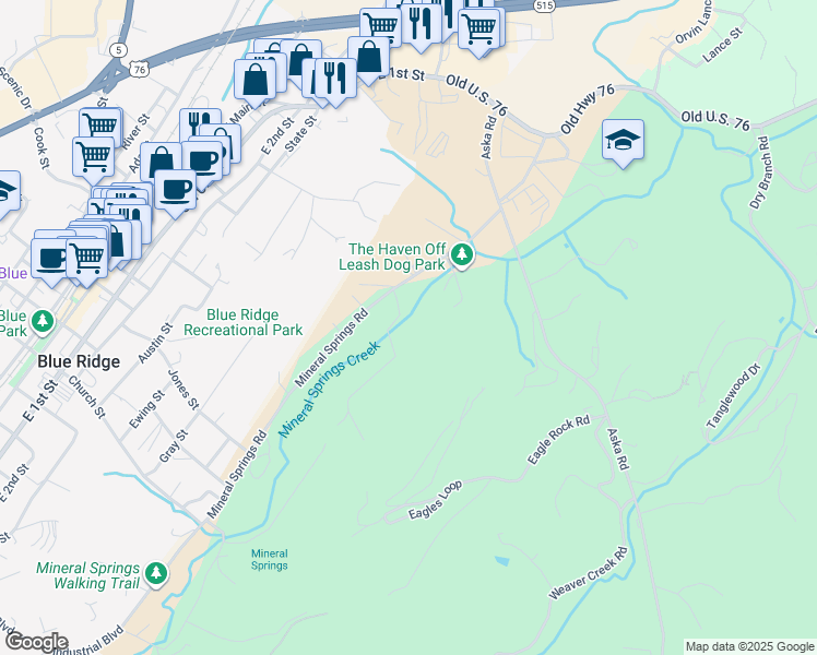 297 Mineral Springs Road, Blue Ridge GA - Walk Score
