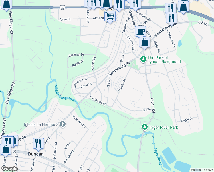 21 South 673, Lyman SC - Walk Score
