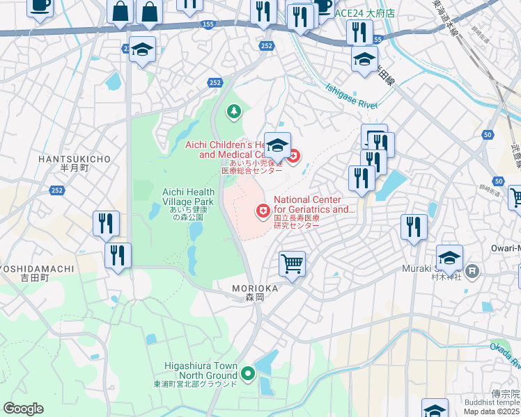 Obu Aichi - Walk Score