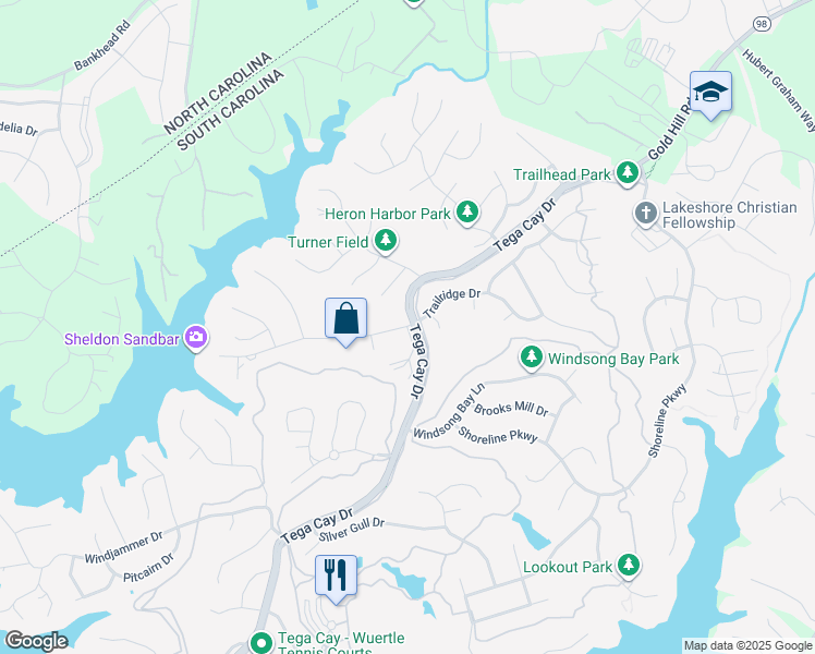 11005 Seven Coves Drive, Tega Cay SC - Walk Score