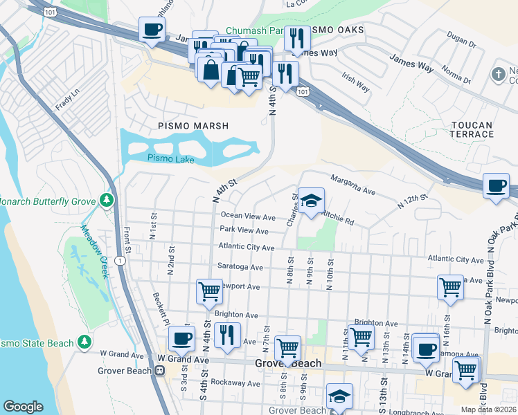 830 North 6th Street, Grover Beach CA - Walk Score