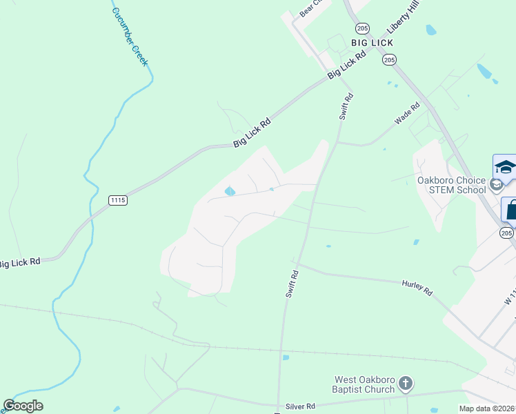 746 Hathcock Glen Drive, Oakboro NC - Walk Score