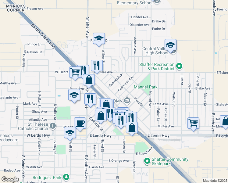 360 Walker Street, Shafter CA - Walk Score