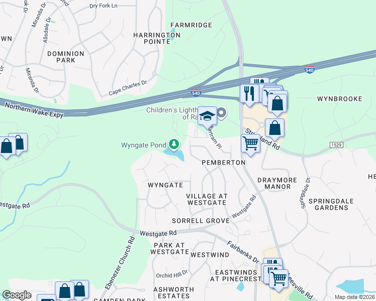 9247 Shallcross Way, Raleigh NC - Walk Score