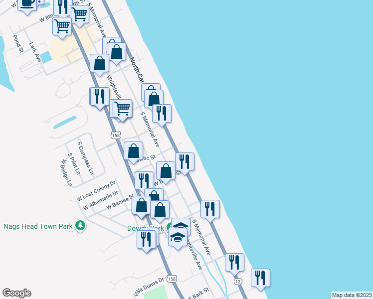 2707 South Virginia Dare Trail, Nags Head NC - Walk Score