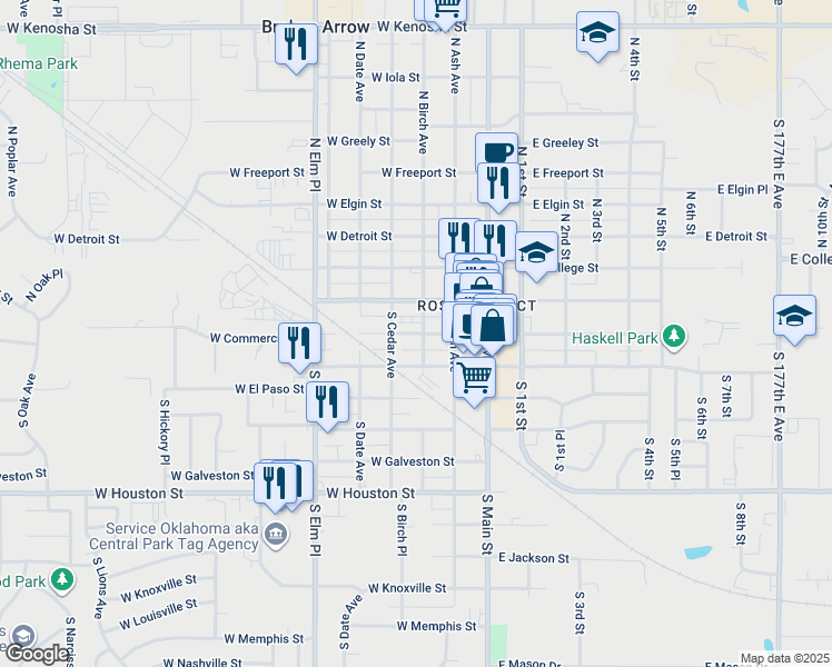 304 West Commercial Street, Broken Arrow OK - Walk Score