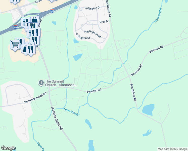 226 McClellan Trail, Mebane NC - Walk Score