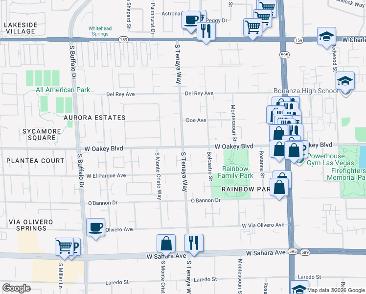 W Oakey Blvd & S Tenaya Way, Las Vegas NV - Walk Score