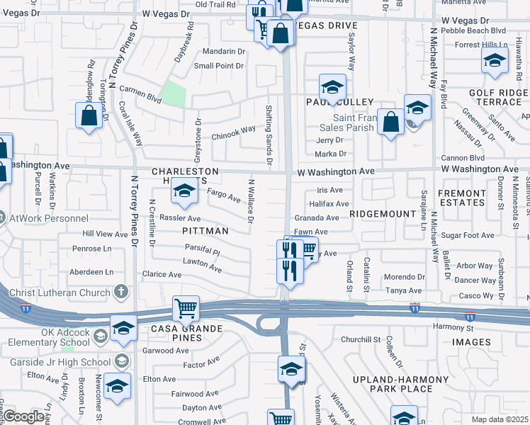 6120 Granada Circle, Las Vegas NV - Walk Score