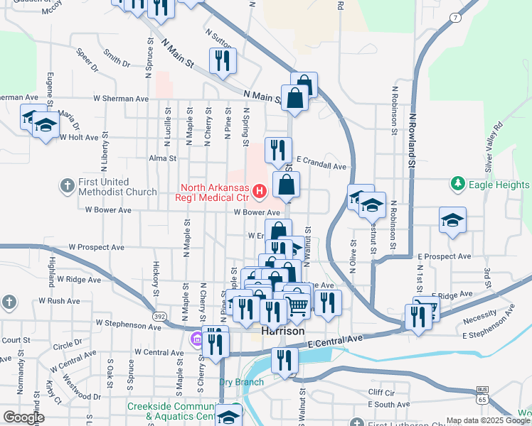 North Willow Street, Harrison AR - Walk Score