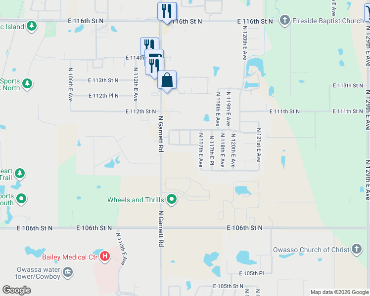 11418 East 110th Street North, Owasso OK - Walk Score