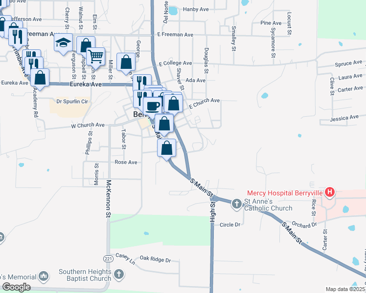 South Springfield Street, Berryville AR - Walk Score