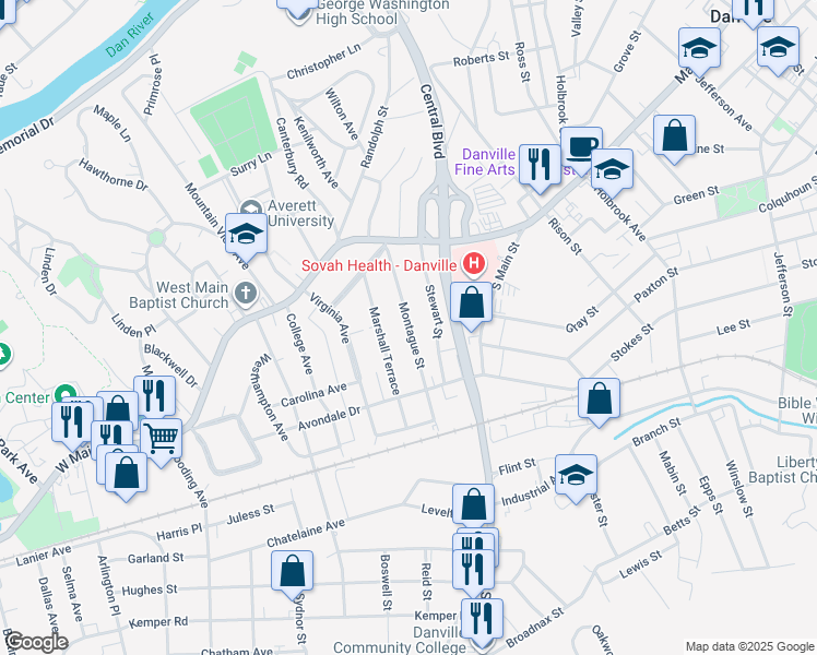 Montague Street, Danville VA - Walk Score