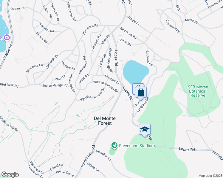 1138 Wildcat Canyon Road, Del Monte Forest CA - Walk Score