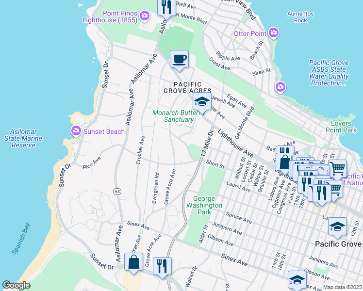 1035 Short Street, Pacific Grove CA - Walk Score