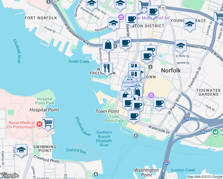 Elizabeth River Trail, Norfolk VA - Walk Score