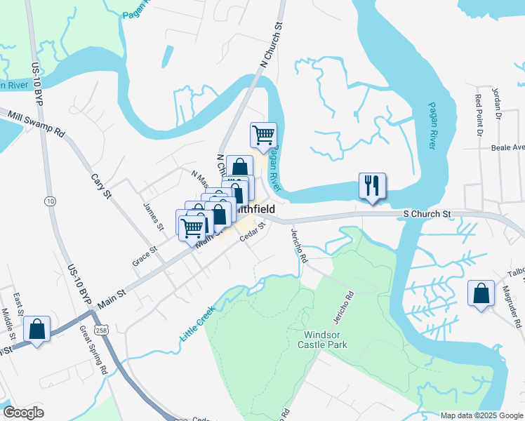 111 South Church Street, Smithfield VA - Walk Score