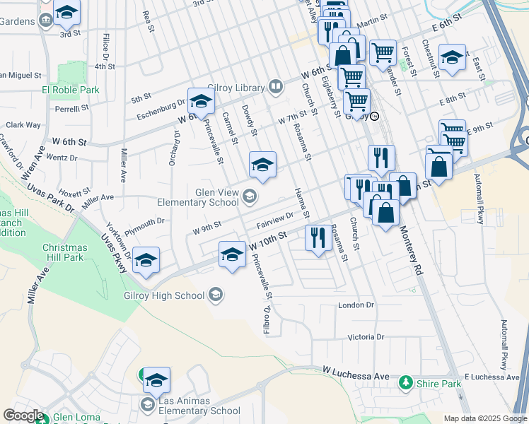 580 West 9th Street, Gilroy CA - Walk Score