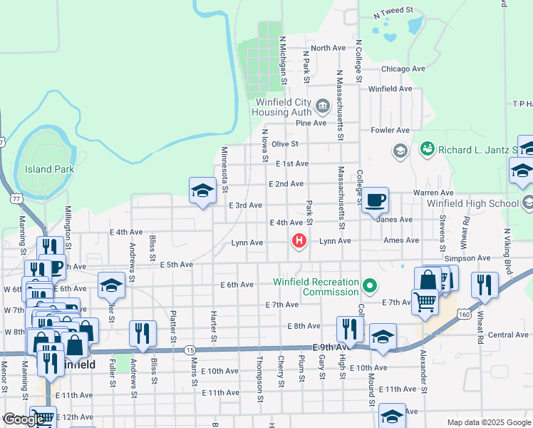 Iowa Street, Winfield KS - Walk Score