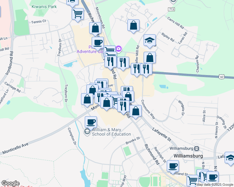 1300 Richmond Rd, Williamsburg VA - Walk Score