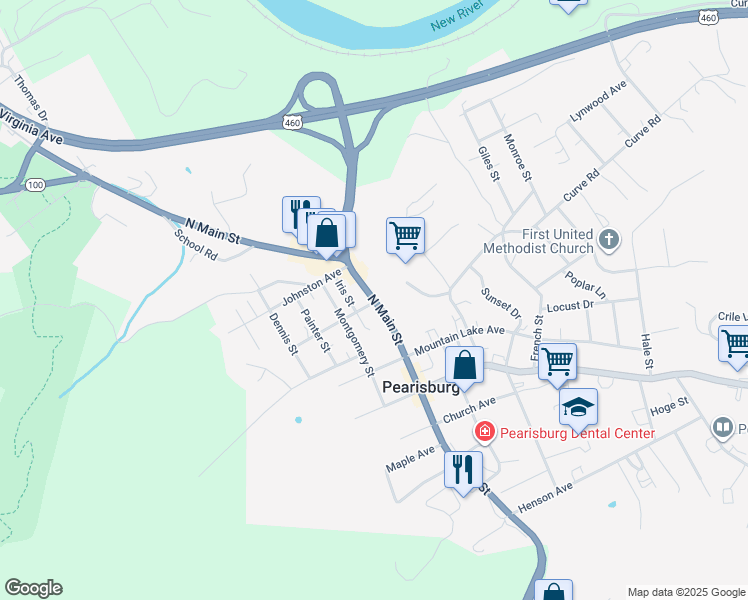 401 N Main St, Pearisburg VA - Walk Score