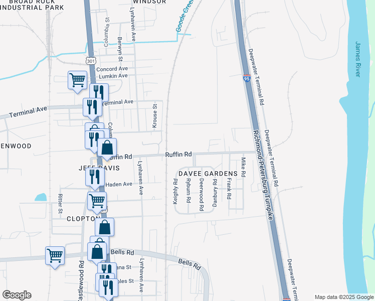 2015 Ruffin Road, Richmond VA - Walk Score