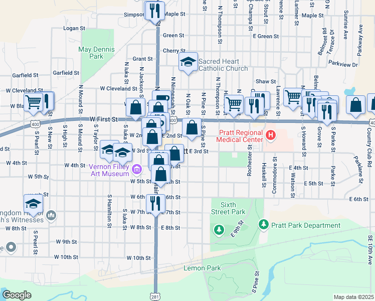 298 East 3rd Street, Pratt KS - Walk Score