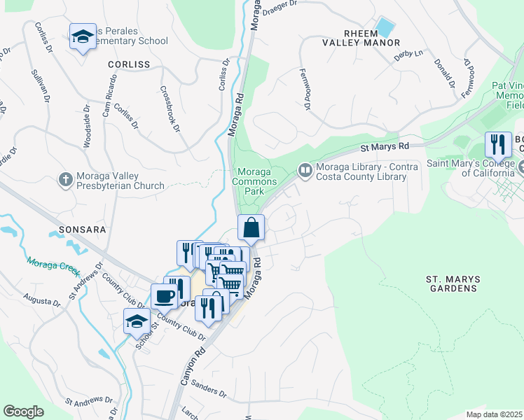 1670 Saint Marys Road, Moraga CA - Walk Score