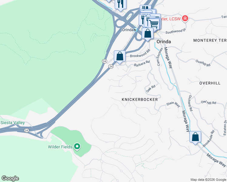 Orinda CA - Walk Score