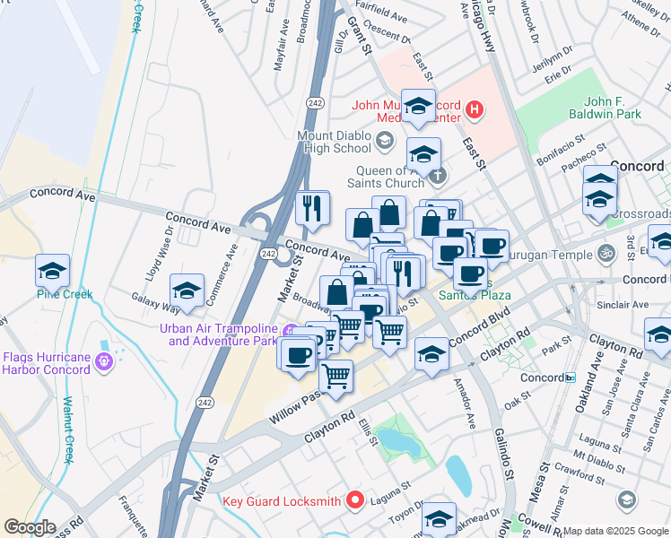 2175 California Street, Concord CA - Walk Score