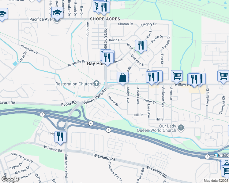 26 Water Street, Bay Point CA - Walk Score
