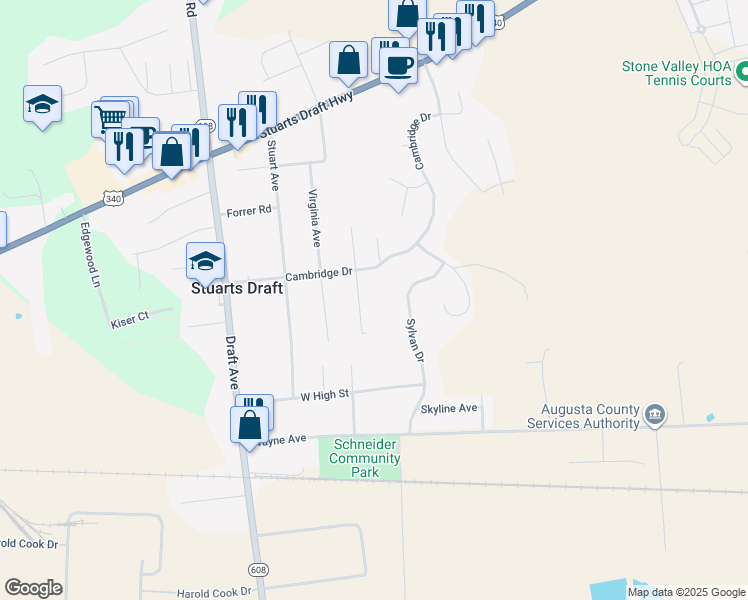68 York Avenue, Stuarts Draft VA - Walk Score