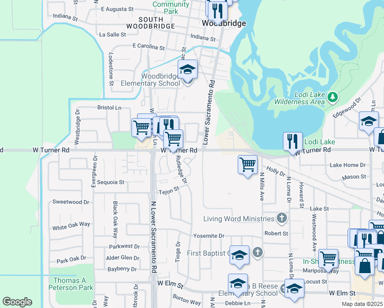 2342 West Turner Road, Lodi CA - Walk Score