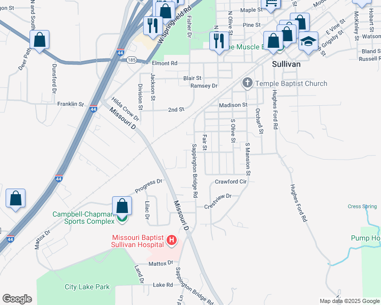 401 Sappington Bridge Road, Sullivan MO - Walk Score