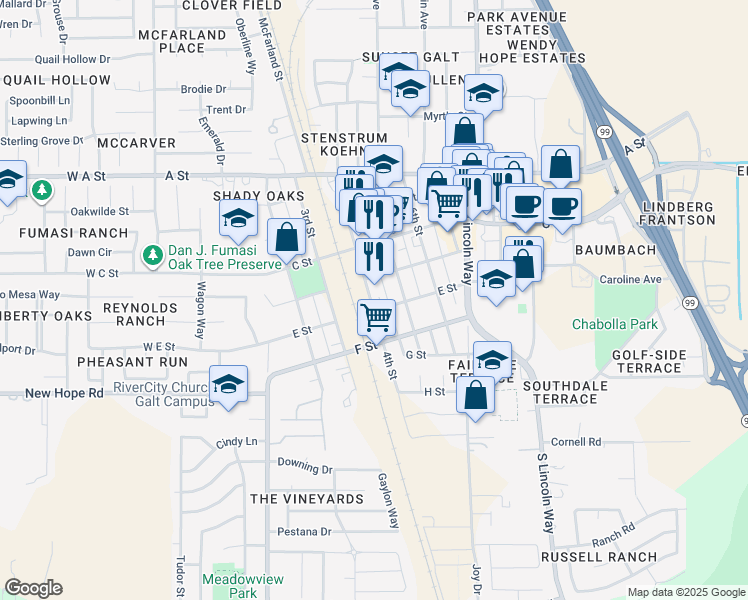 400 D Street, Galt CA - Walk Score